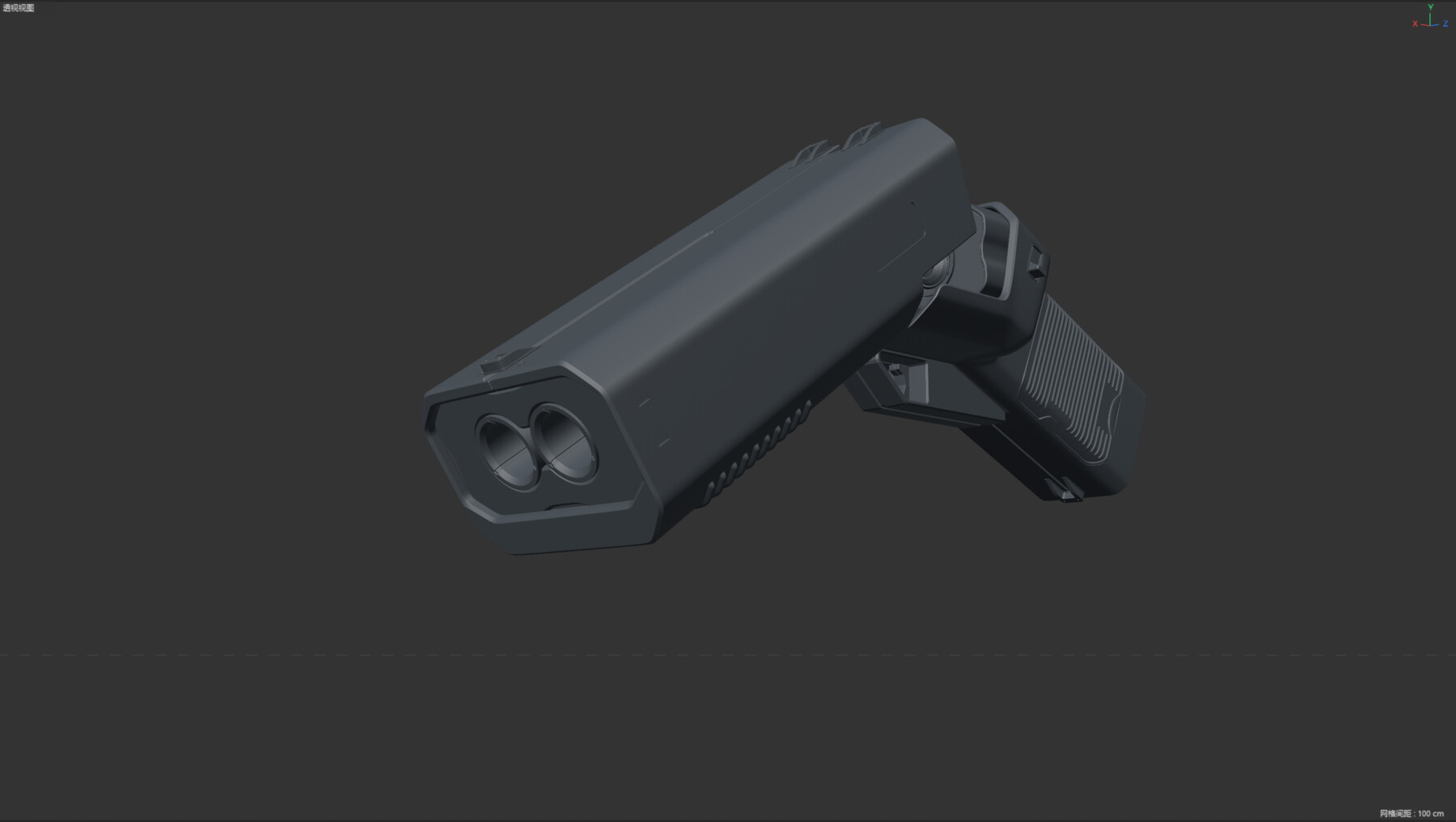 ArtStation - Double barrel pistol & Gun | Game Assets