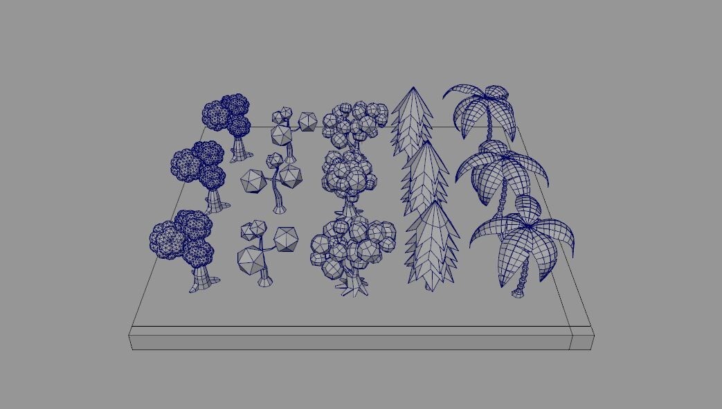 ArtStation - Trees Pack 04 | Game Assets