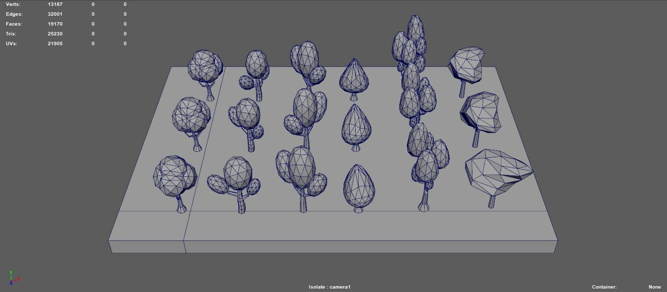ArtStation - Trees Pack 03 | Game Assets