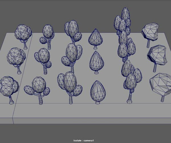 ArtStation - Trees Pack 03 | Game Assets
