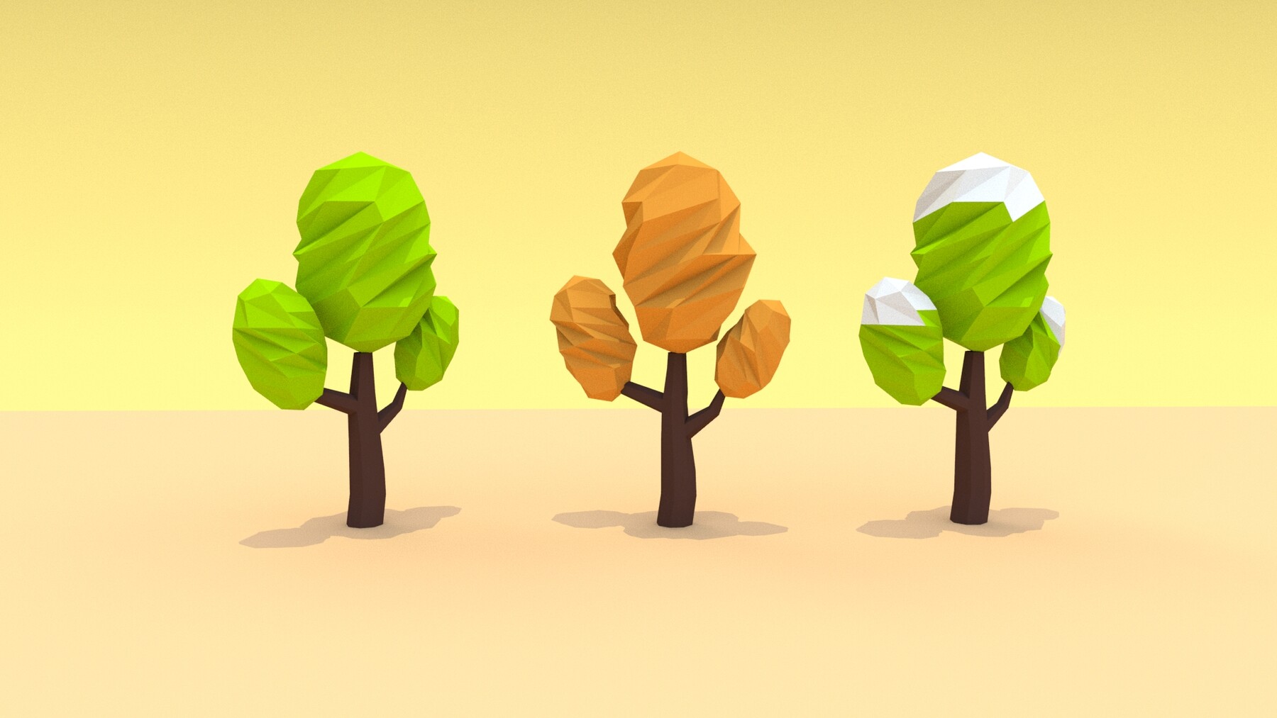 ArtStation - Trees Pack 05 | Game Assets