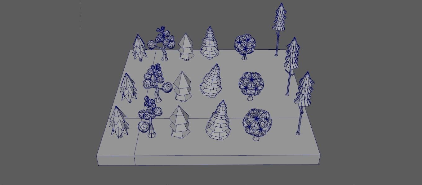 ArtStation - Trees Pack 02 | Game Assets