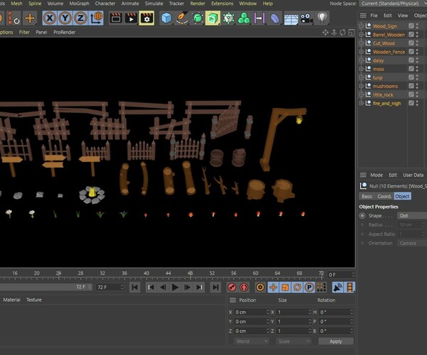 ArtStation - wooden Pack Cartoon-Low Poly | Game Assets