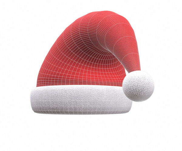 ArtStation - Christmas Santa Claus hat | Game Assets