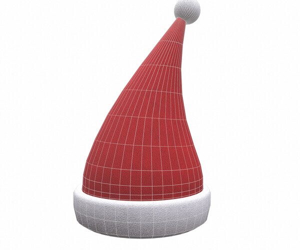 ArtStation - Christmas Santa Claus hat | Game Assets