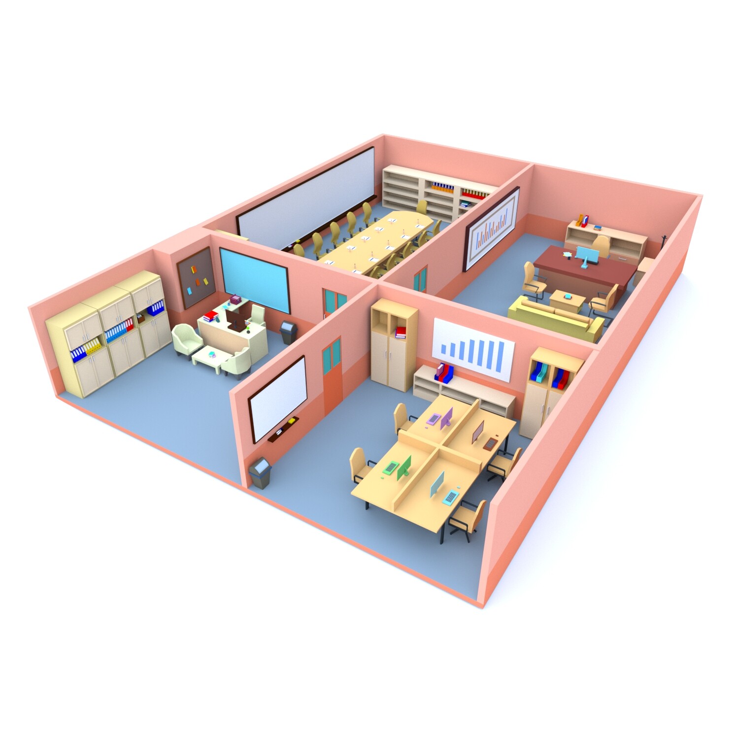 ArtStation - Office Cartoon | Game Assets