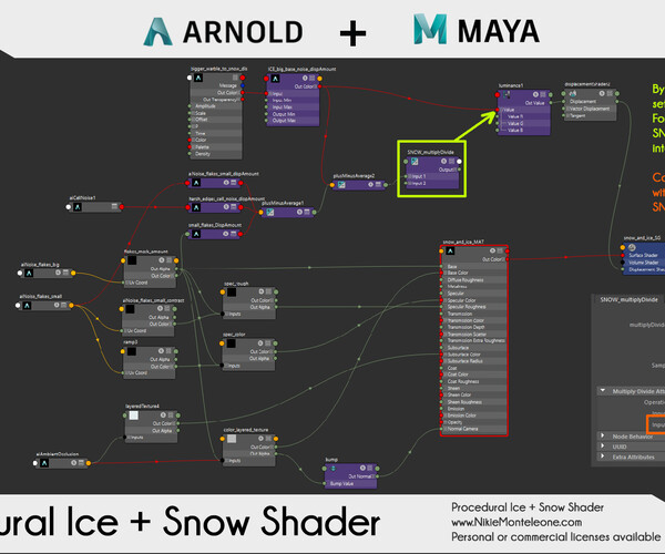 ArtStation - Procedural Ice + Snow Shader | Resources