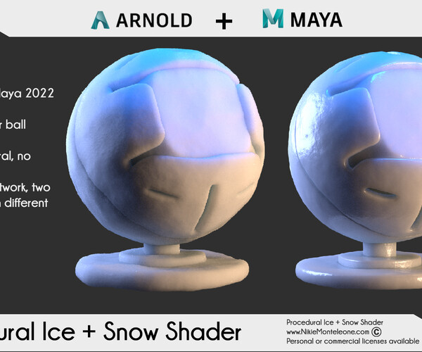 ArtStation - Procedural Ice + Snow Shader | Resources