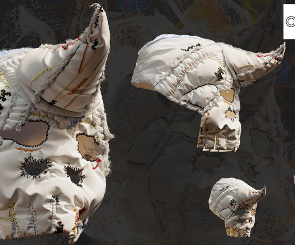 ArtStation - DIGITAL FASHION MASK - Hypebeast Fashion Mask - CLO 3D ...