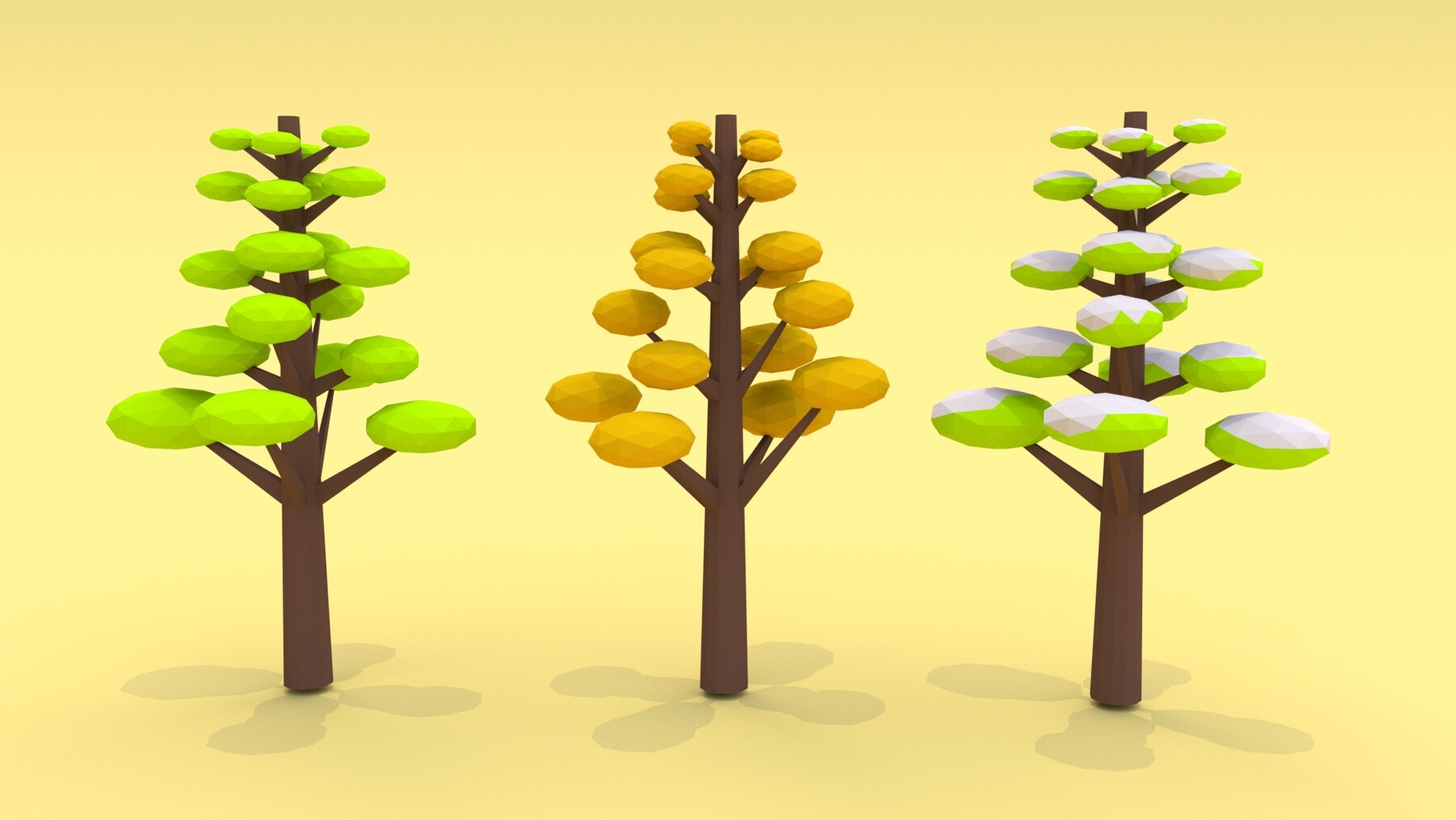 ArtStation - Trees Pack | Game Assets