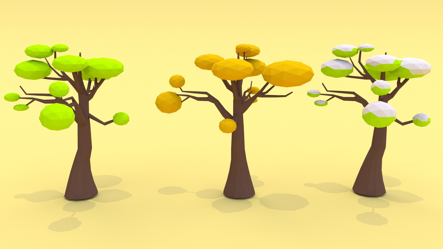 ArtStation - Trees Pack | Game Assets