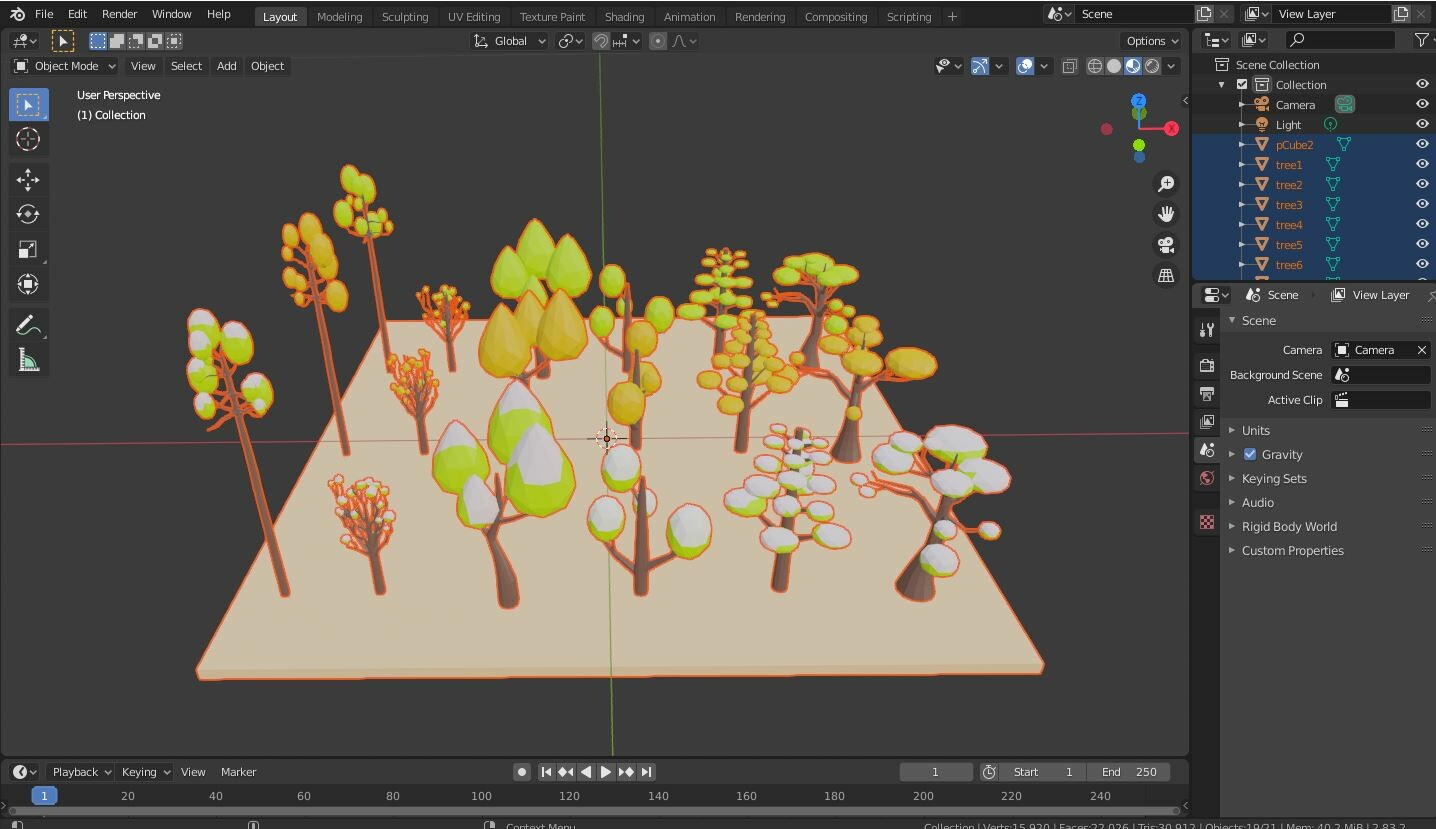 ArtStation - Trees Pack | Game Assets