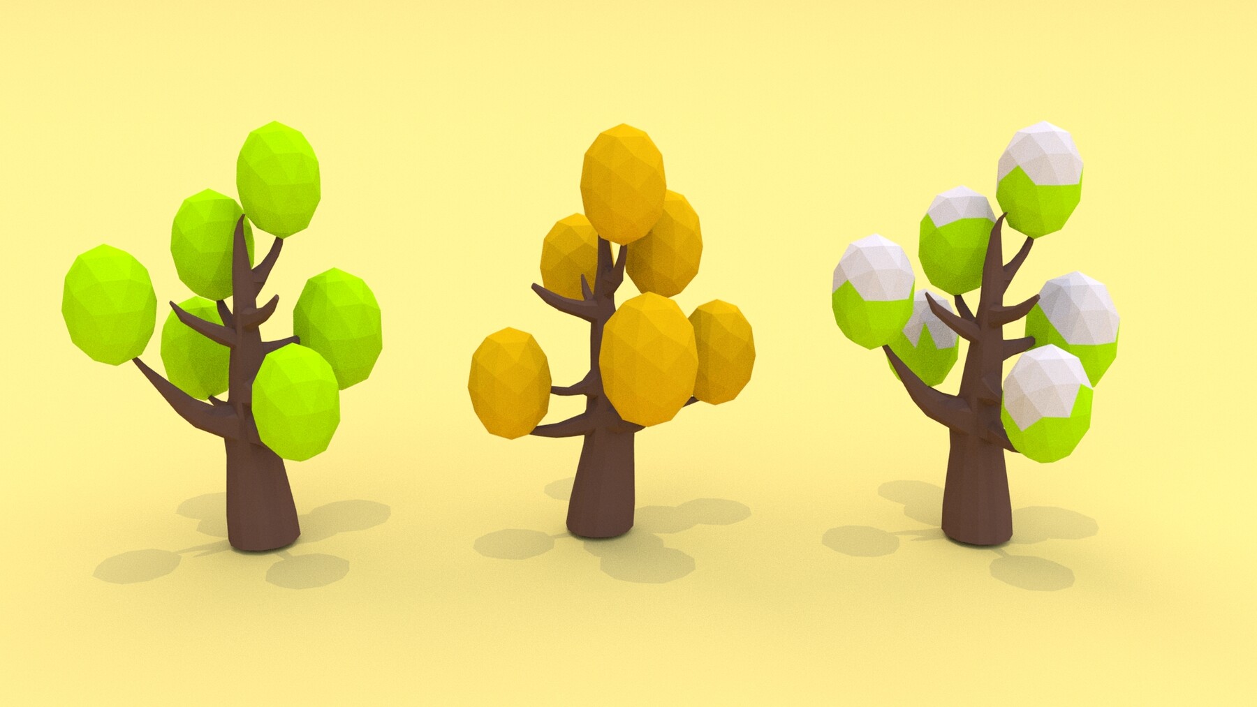 ArtStation - Trees Pack | Game Assets