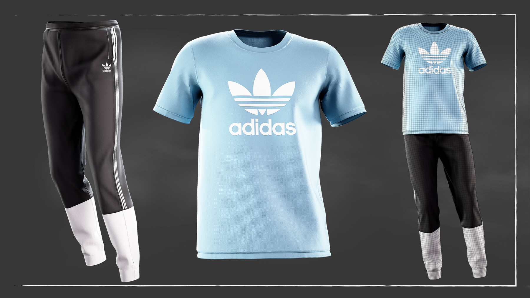 ArtStation - sportswear clothes set | Game Assets