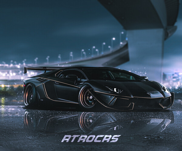 ArtStation - Lone Lamborghini | Artworks