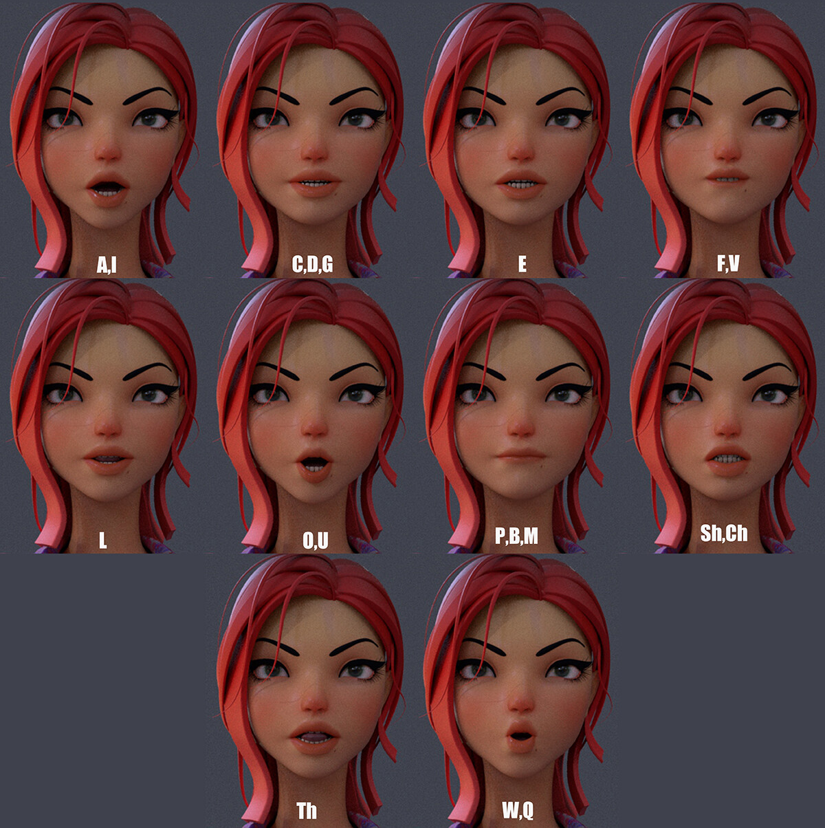 ArtStation - Violet Ver : 3 | Game Assets