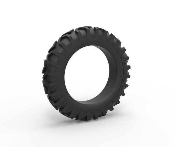 ArtStation - 3D printable Diecast Tractor tire 6 Scale 1:25 | Resources