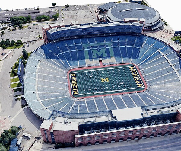 ArtStation - Michigan Stadium | Resources