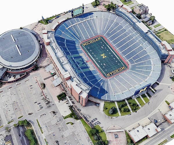 ArtStation - Michigan Stadium | Resources