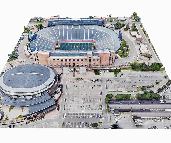 ArtStation - Michigan Stadium | Resources
