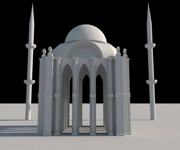 ArtStation - Temples Kit 3D | Game Assets