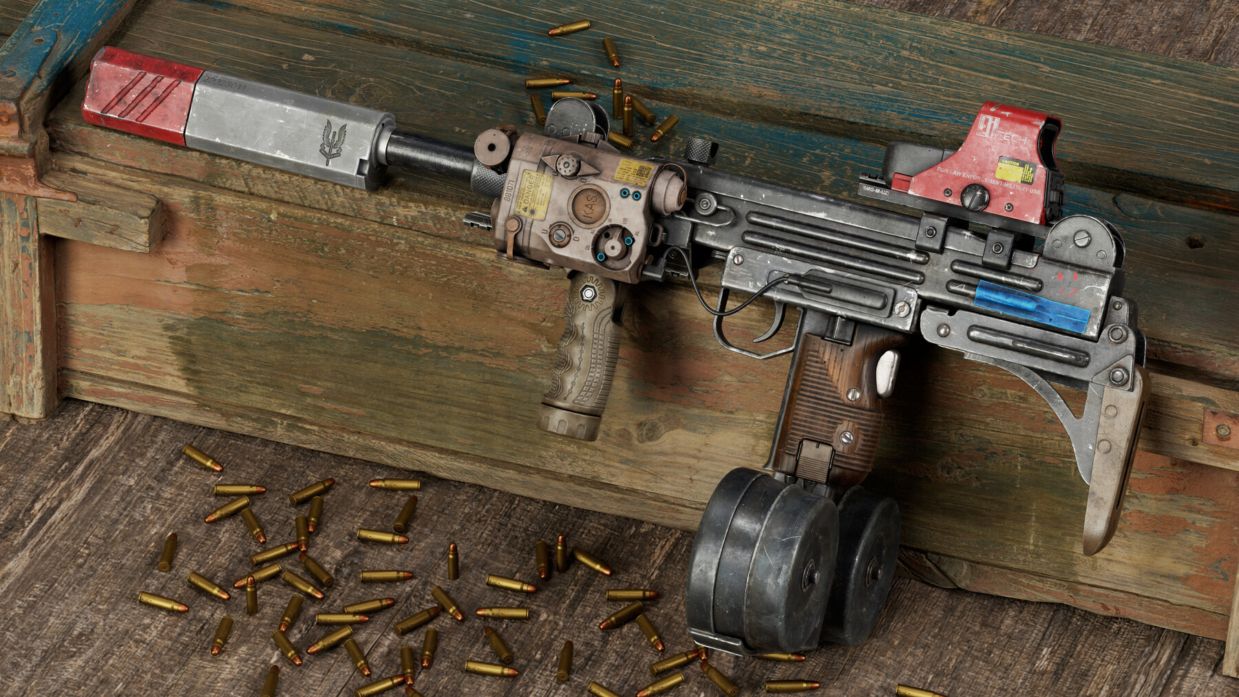 ArtStation - Custom UZI-Full Project | Game Assets