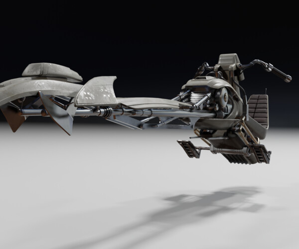 ArtStation - Customized Skybird Speeder Bike - Star Wars | Game Assets