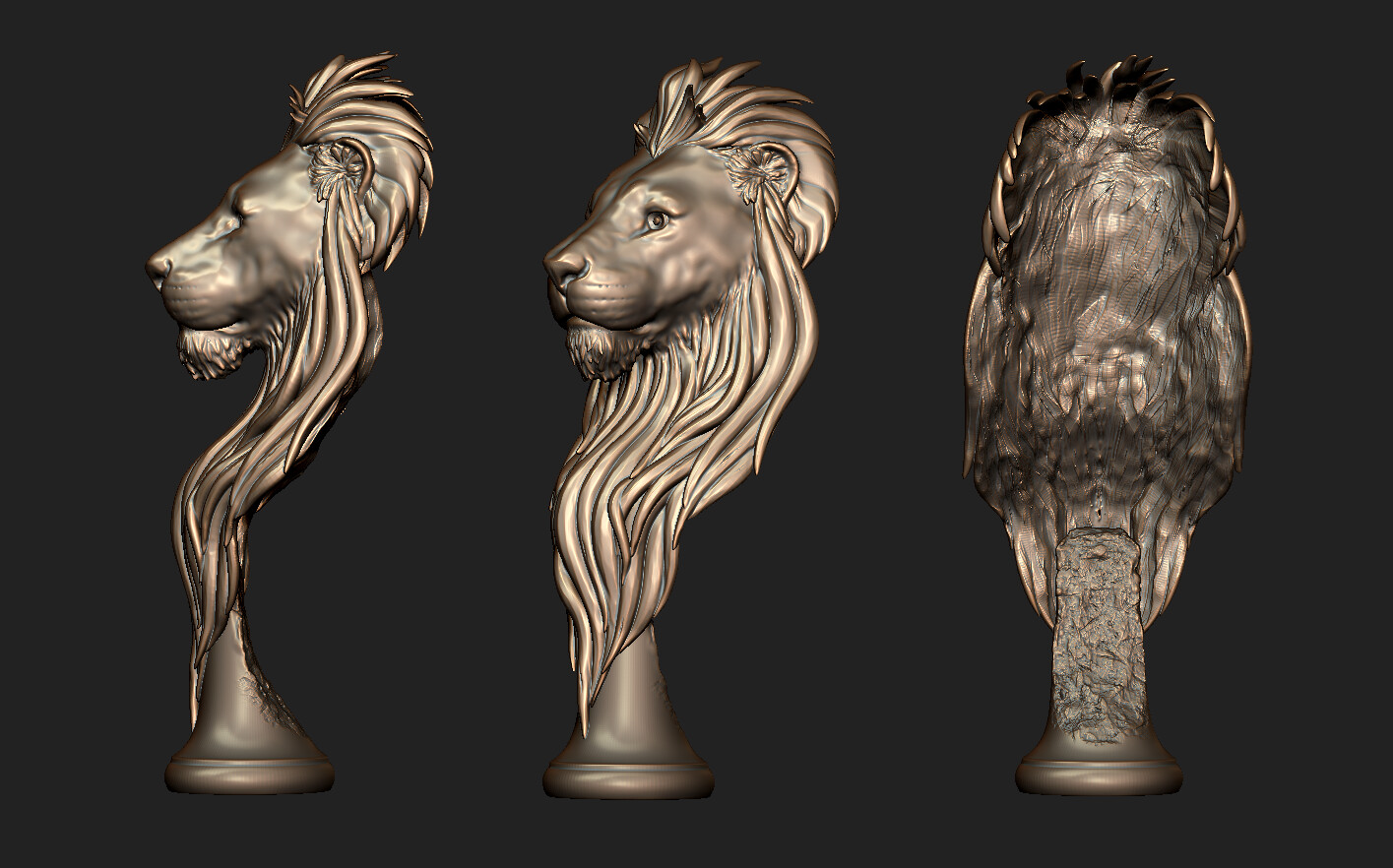 ArtStation - Lion Head | Resources