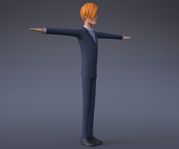 ArtStation - Mickey Cartoon Boy Rig | Game Assets