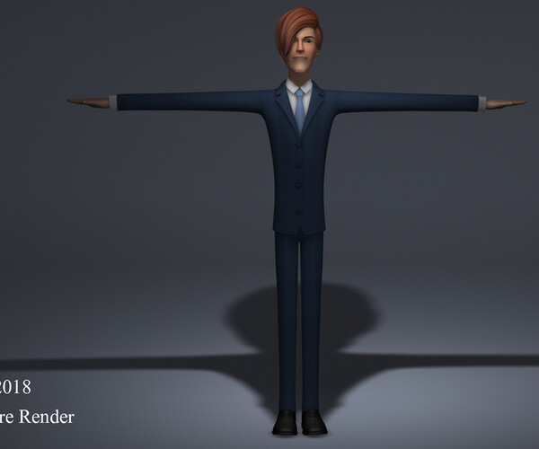 ArtStation - Mickey Cartoon Boy Rig | Game Assets