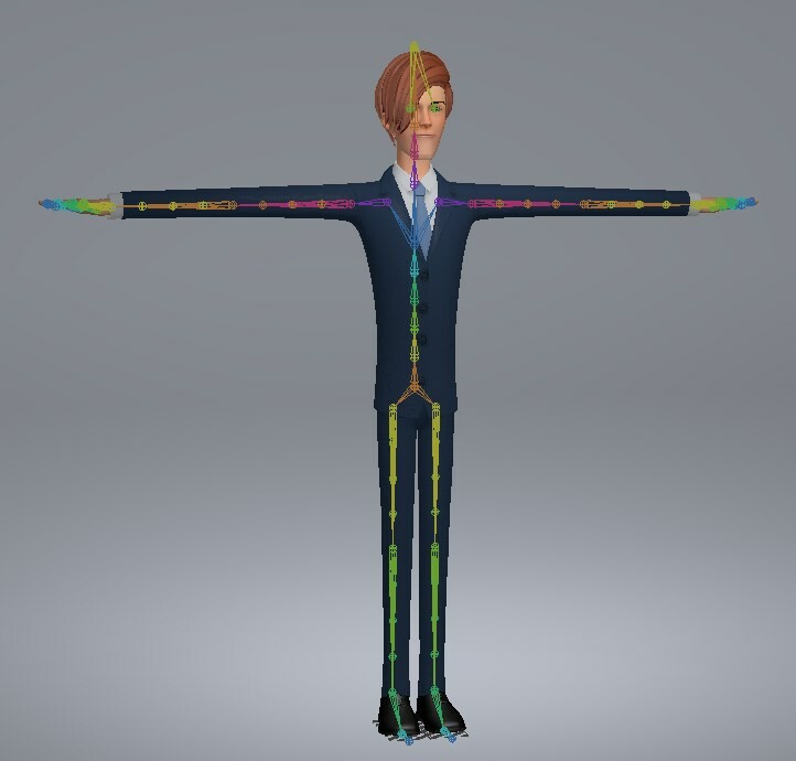 ArtStation - Mickey Cartoon Boy Rig | Game Assets