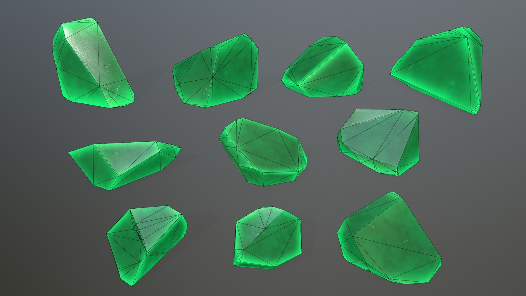 ArtStation - Crystal Set | Game Assets