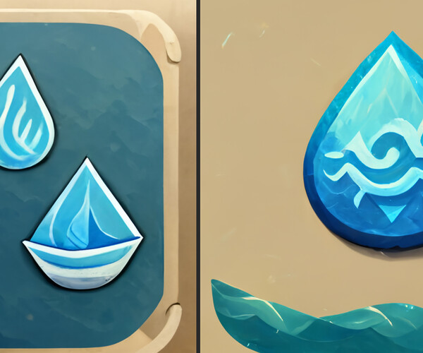 ArtStation - 50+ Water Skill Icon Pack | Game Assets