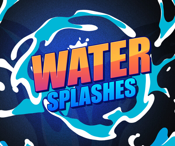 ArtStation - Water splashes sprite effects | Game Assets