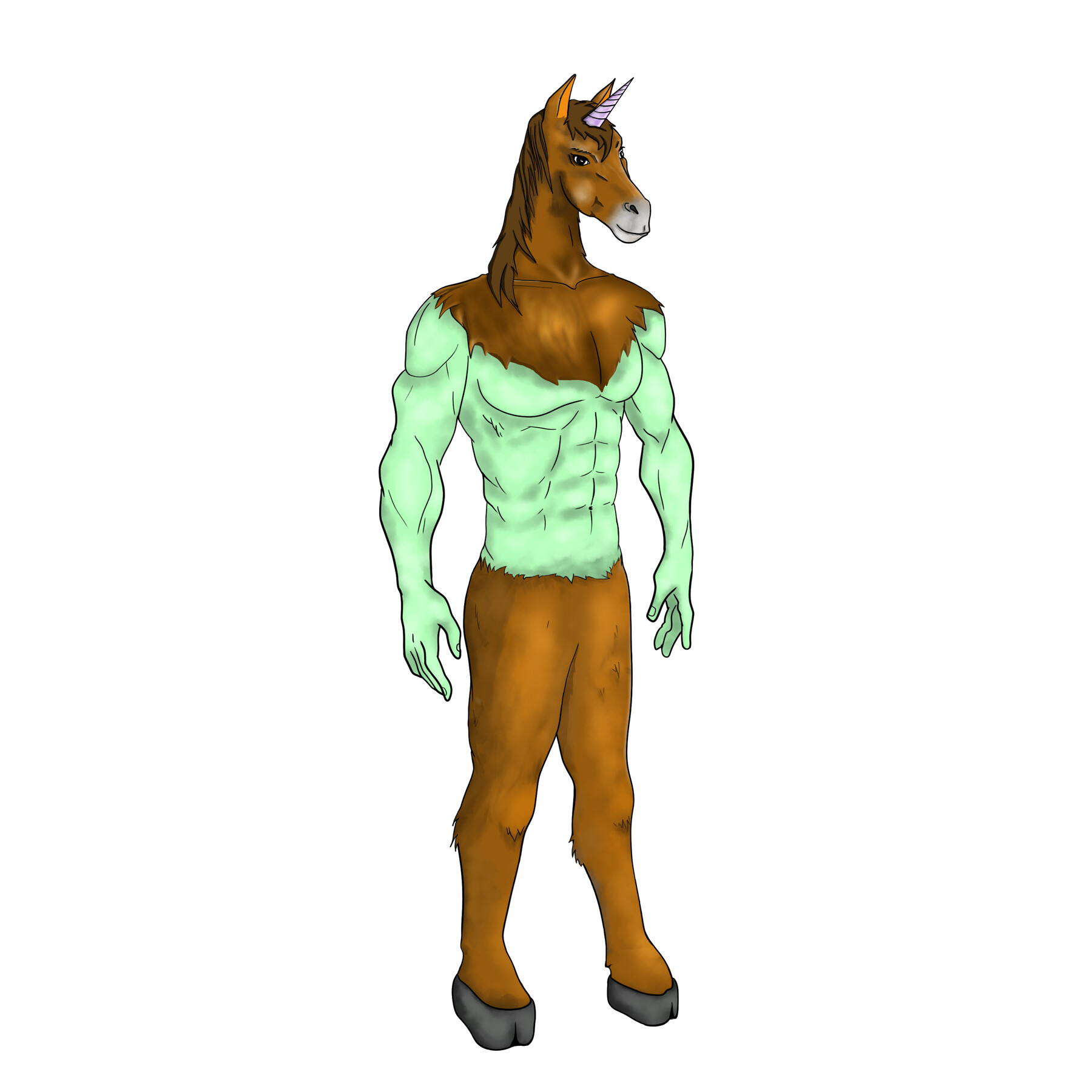 ArtStation - Humanoid Horse | Brushes