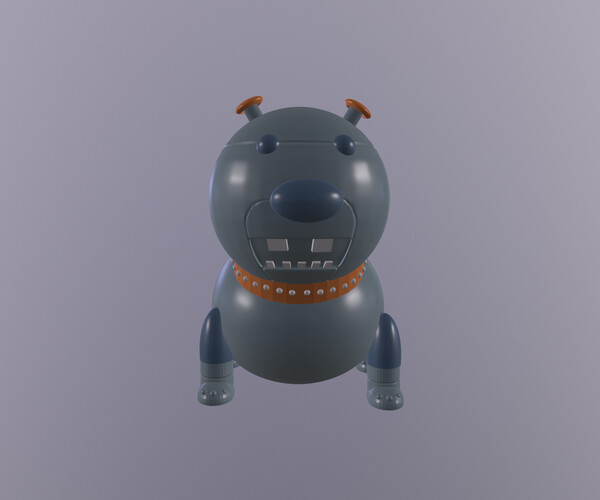 ArtStation - Dog Robot | Game Assets