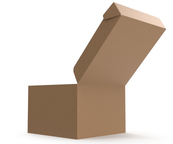 ArtStation - Cardboard box-Low poly PBR | Game Assets