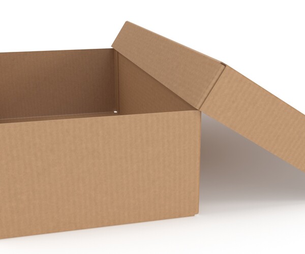 ArtStation - Cardboard box-Low poly PBR | Game Assets
