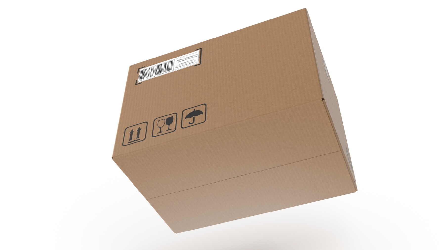 ArtStation - Cardboard box-Low poly PBR | Game Assets