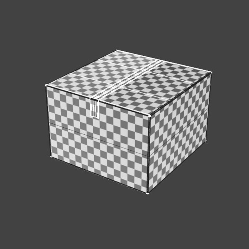 ArtStation - Cardboard box-Low poly PBR | Game Assets