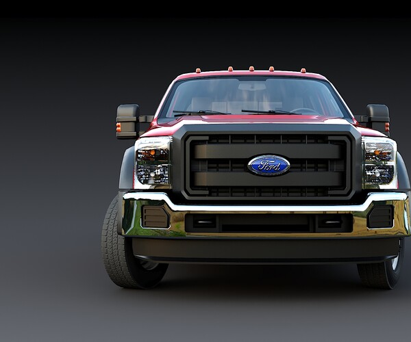 ArtStation - Ford F550 Super Duty 2015 | Game Assets