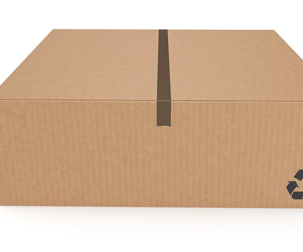 ArtStation - Cardboard box-Low poly PBR | Game Assets