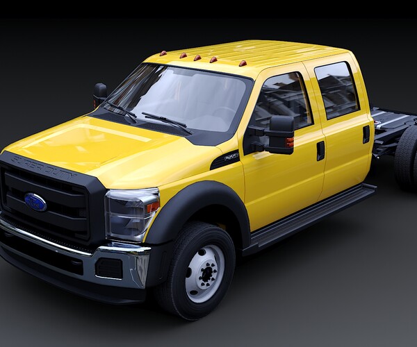 ArtStation - Ford F550 Super Duty 2015 | Game Assets