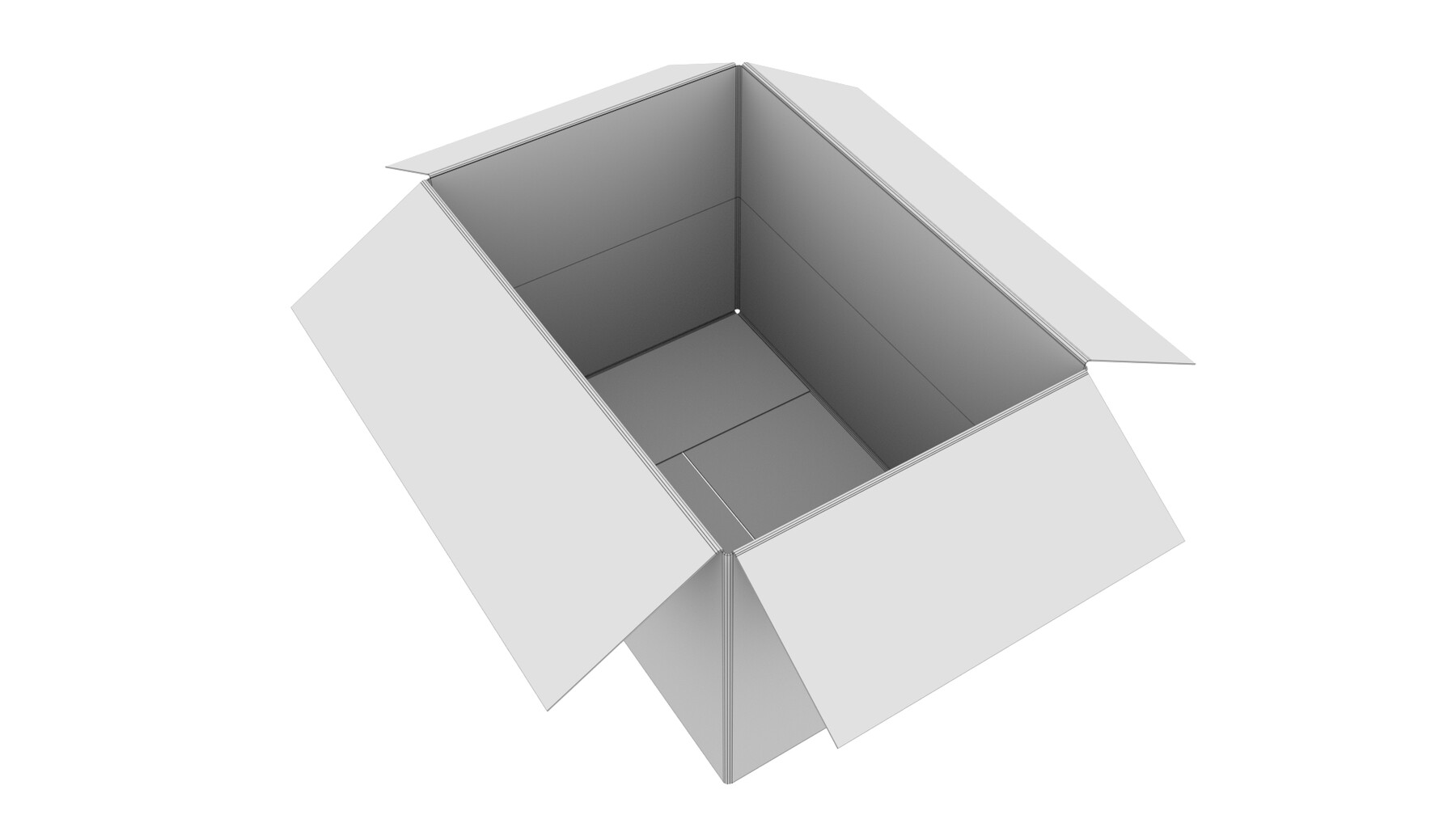 ArtStation - Cardboard box-Low poly PBR | Game Assets