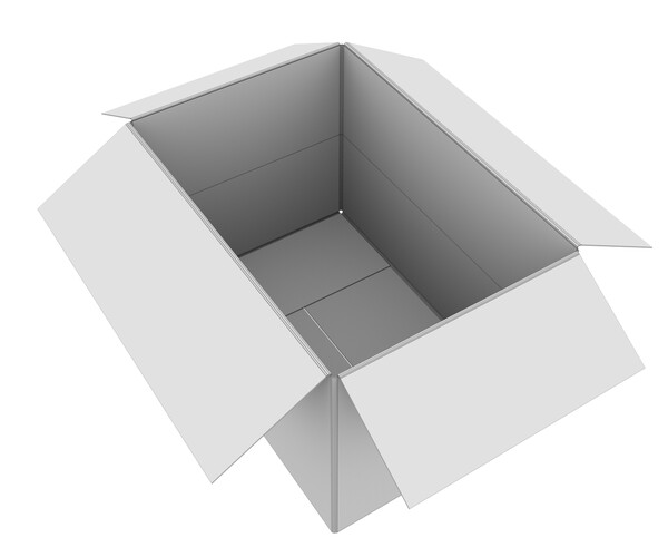 ArtStation - Cardboard box-Low poly PBR | Game Assets