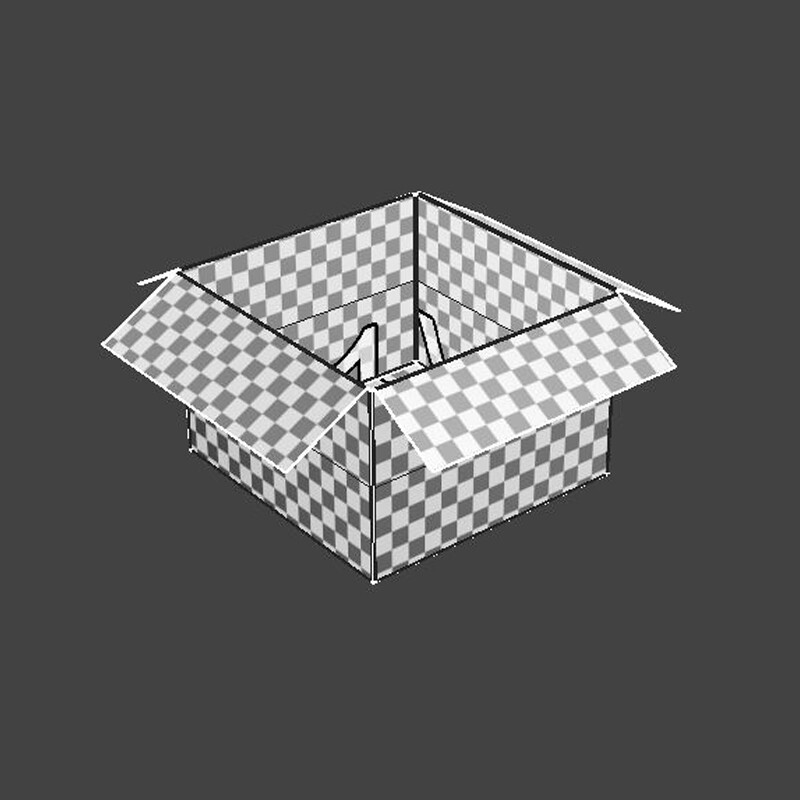 ArtStation - Cardboard box-Low poly PBR | Game Assets