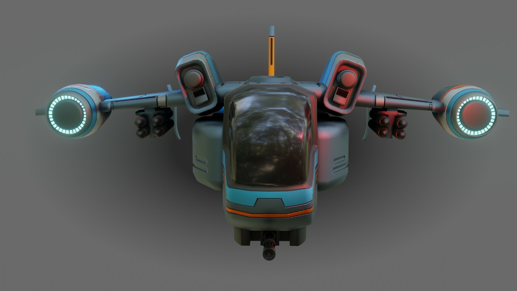 ArtStation - Sci-Fi Drop Ship - Low Poly - Game Ready - PBR | Game Assets