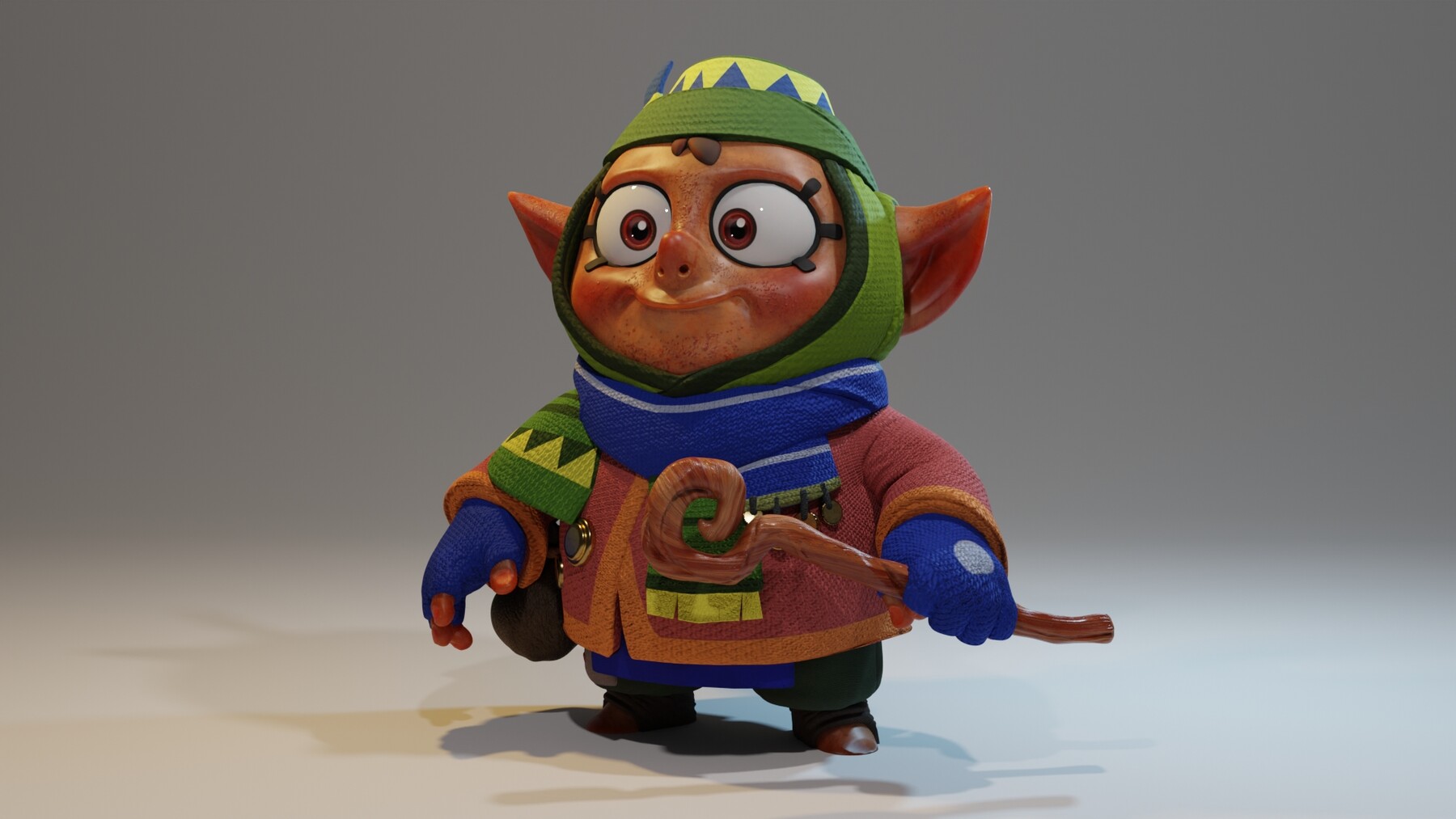 ArtStation - Stylized Character for Blender with Simple Rig | Game Assets