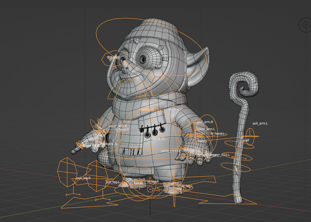 ArtStation - Stylized Character for Blender with Simple Rig | Game Assets
