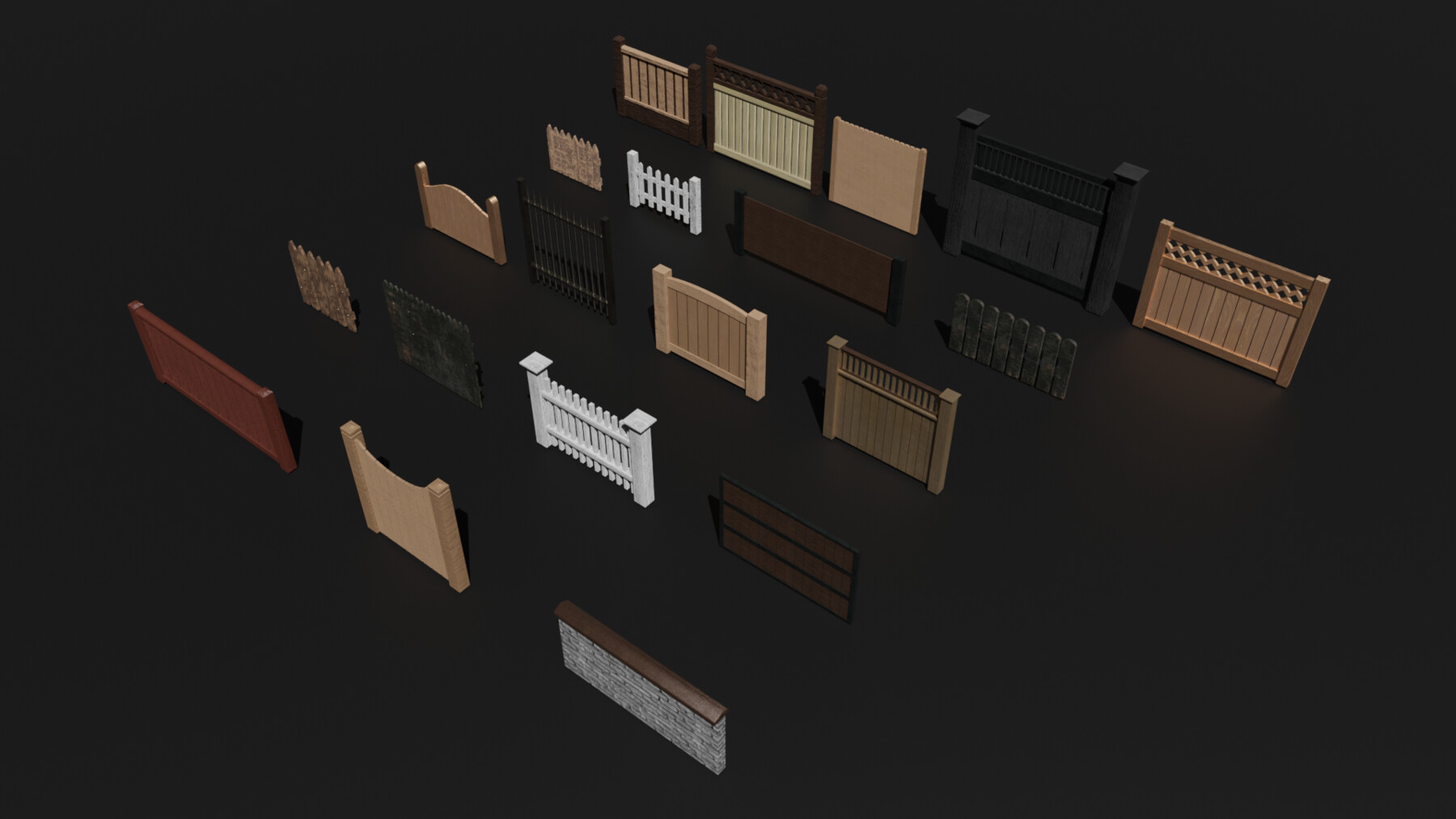 ArtStation - Fence Pack | Game Assets